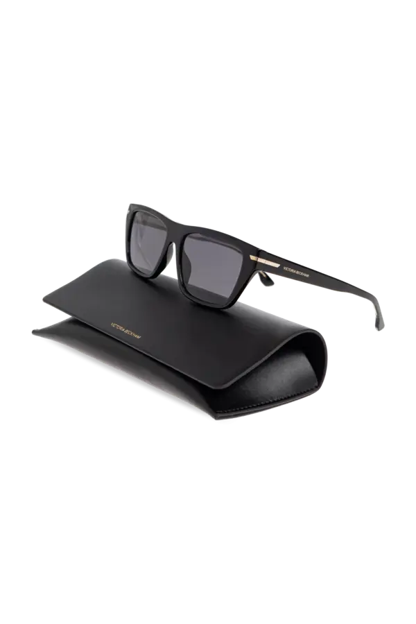 Victoria Beckham Rectangle Full Rim Sunglasses - Black