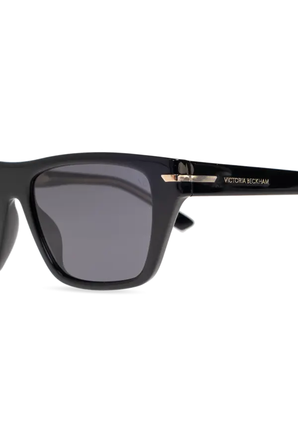 Victoria Beckham Rectangle Full Rim Sunglasses - Black