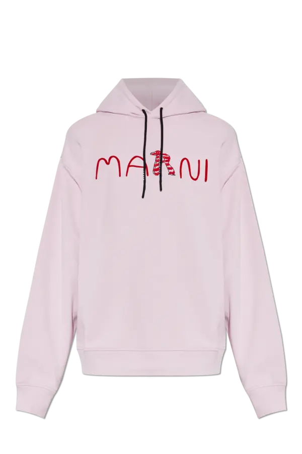 Marni Logo Hoodie - Pink