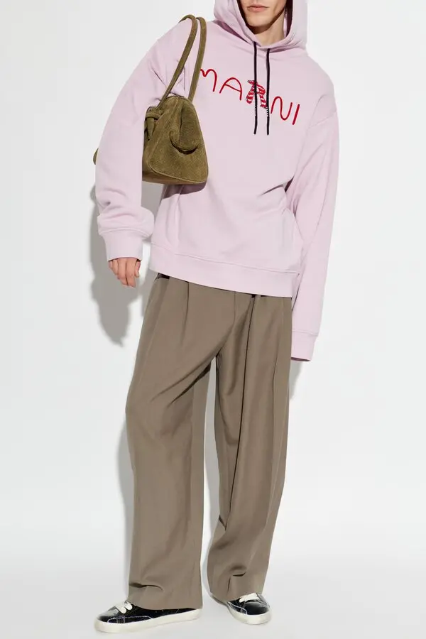 Marni Logo Hoodie - Pink