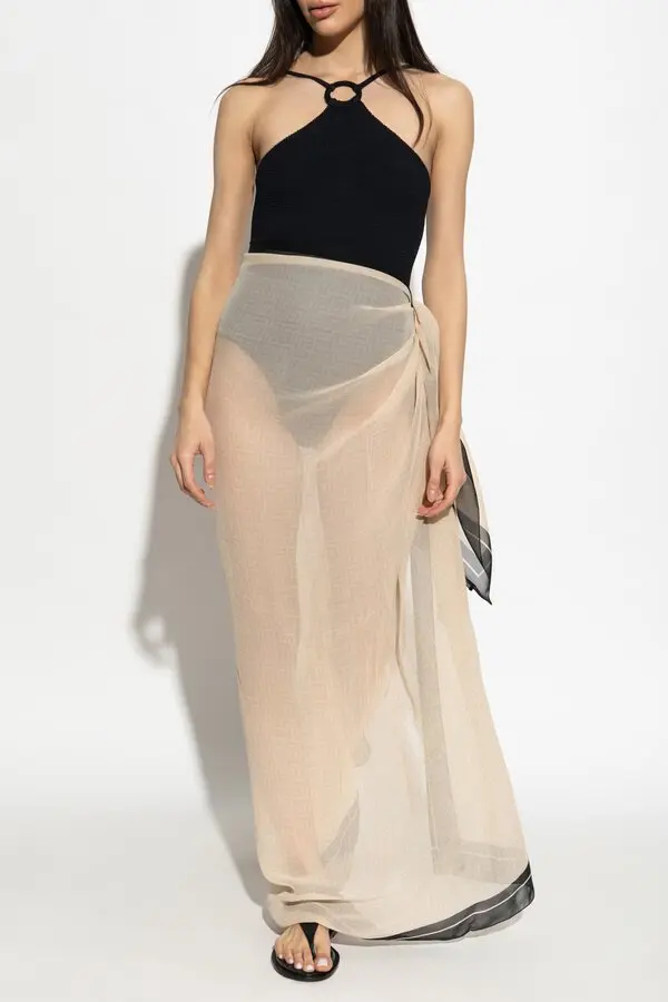 Balmain Silk Pareo - Beige