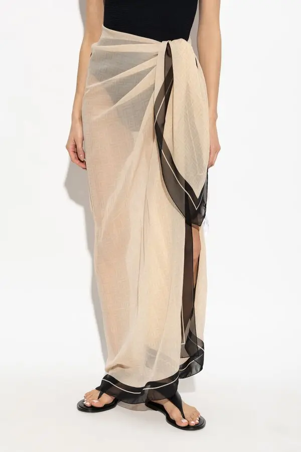 Balmain Silk Pareo - Beige
