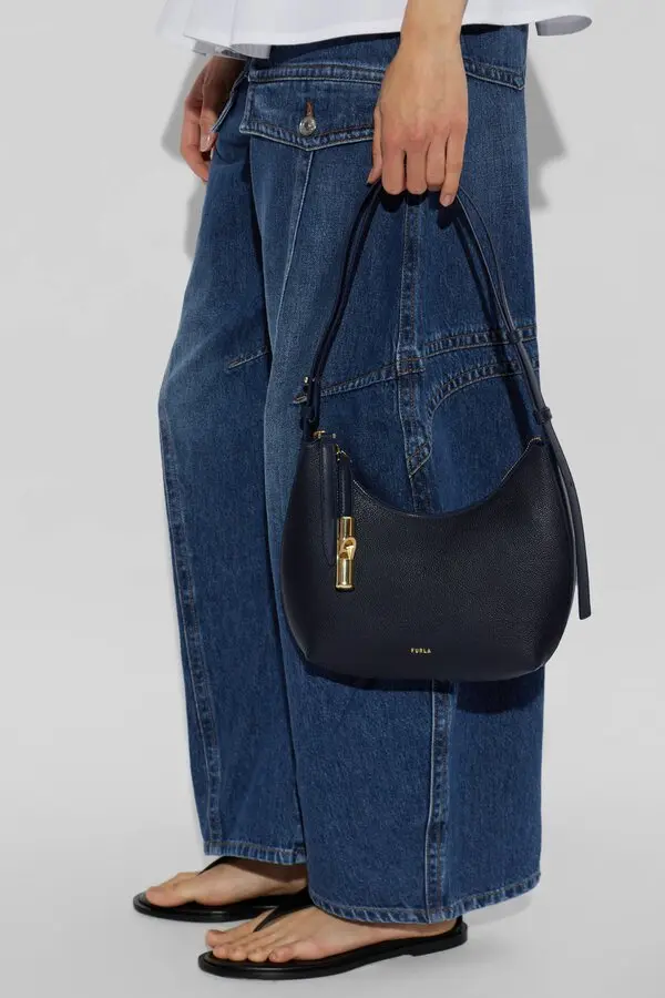 Furla Small Shoulder Bag - Navy Blue