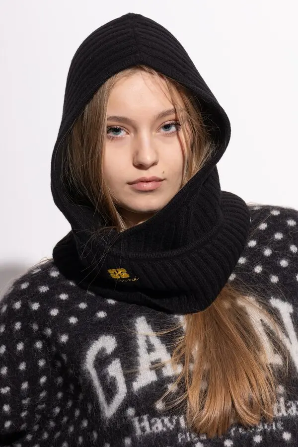 GANNI Logo Balaclava