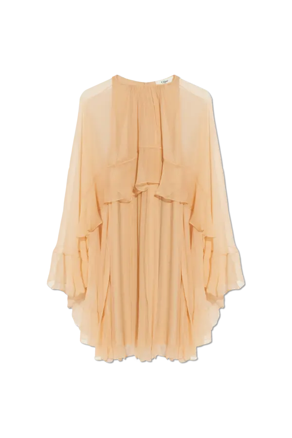 Chloé Silk Dress - Beige