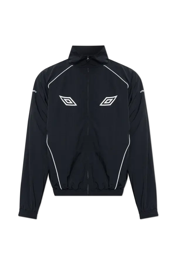 UMBRO Lightweight Stand Collar Jacket - Black
