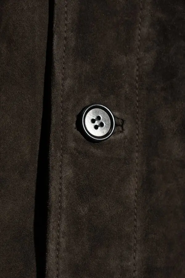 ALLSAINTS Suede 'nates' Jacket - Brown