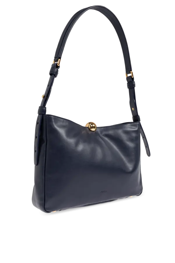 Furla Sfera Soft Medium Shoulder Bag - Navy Blue