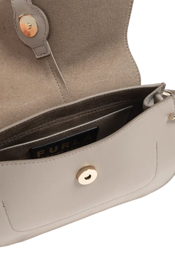 Furla Flow Mini Handheld Bag - Grey