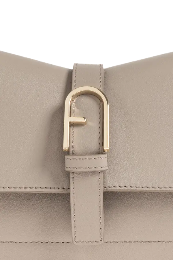 Furla Flow Mini Handheld Bag - Grey