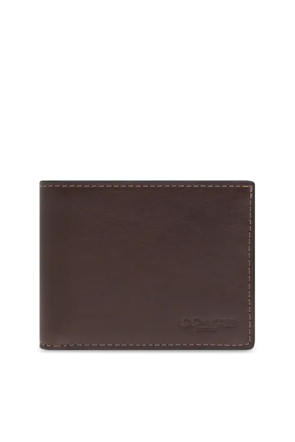 COACH Leather Wallet - Brown