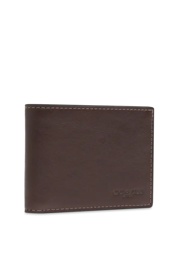 COACH Leather Wallet - Brown