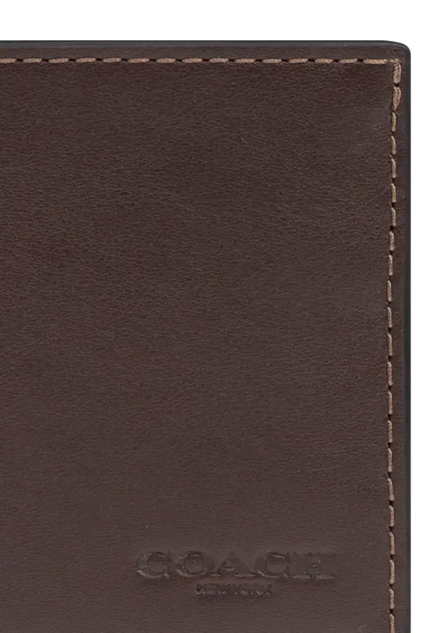 COACH Leather Wallet - Brown