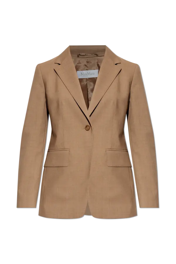 Max Mara Circense’ Wool Blazer - Brown