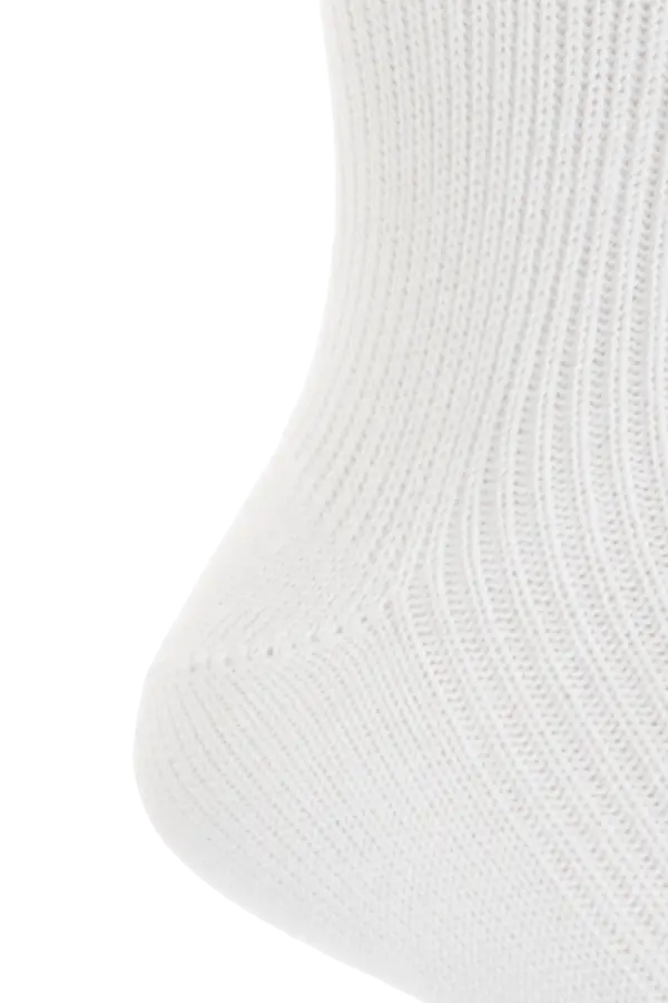 Dsquared2 Long Socks With Embroidered Logo - White