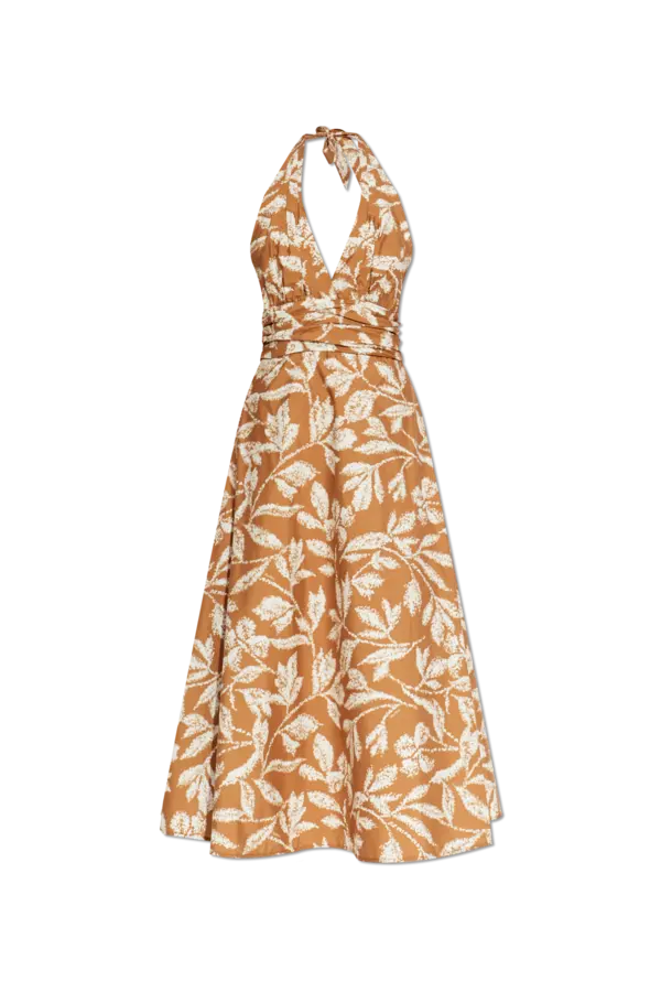 Max Mara Bella Midi Dress - Brown