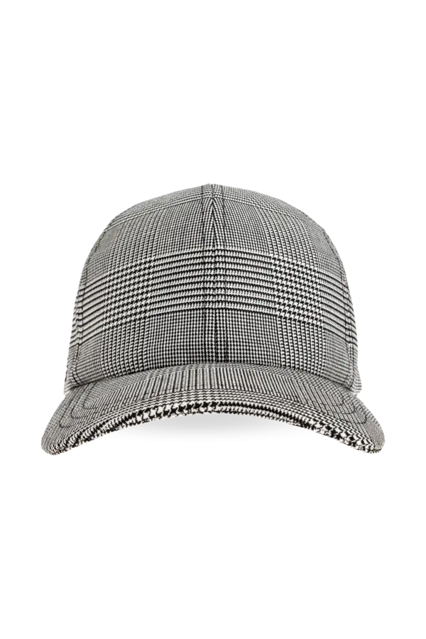 Balmain Prince Of Wales Baseball Cap - Grey