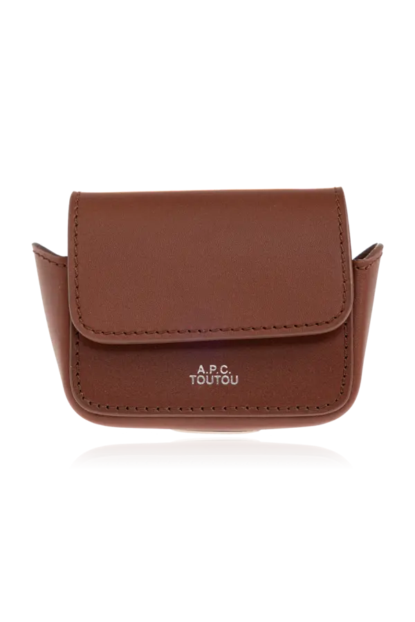 A.p.c. Leather Case For Bags - Brown