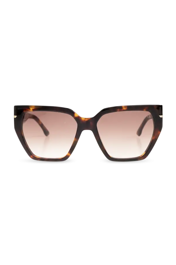 Victoria Beckham Geometric Sunglasses - Brown