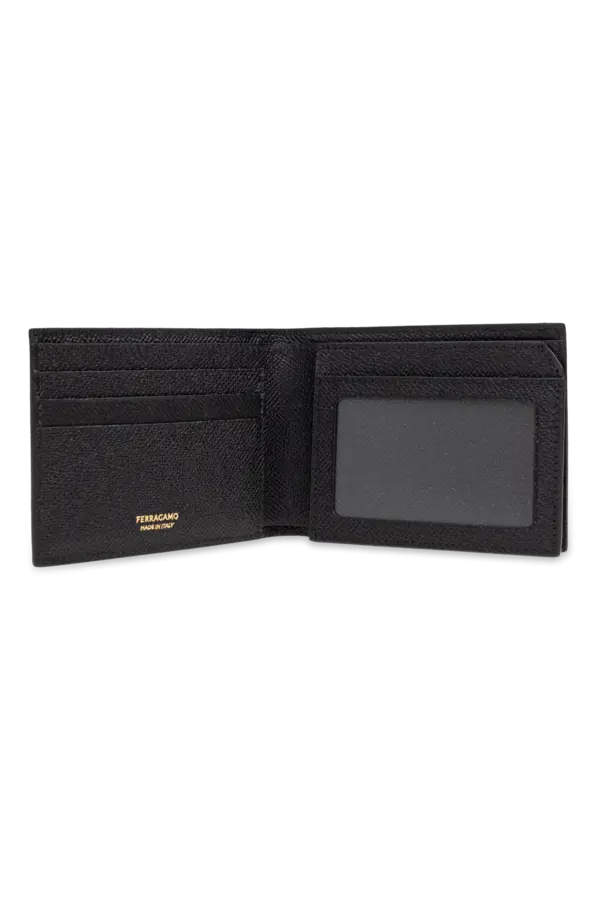 FERRAGAMO Set: Wallet And Keychain - Black