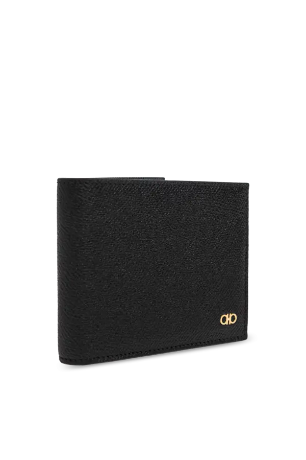 FERRAGAMO Set: Wallet And Keychain - Black