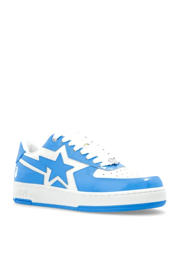 A BATHING APE Sports Shoes With Logo - Blue