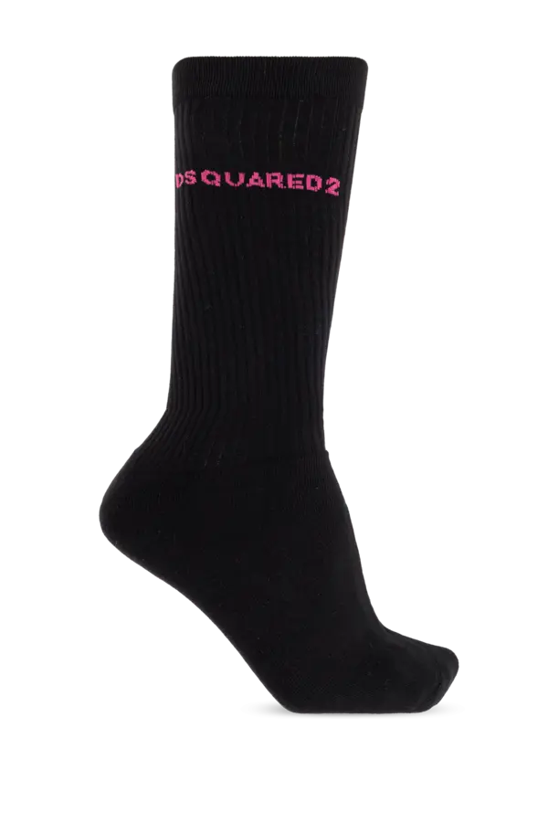 Dsquared2 Logo Socks - Black