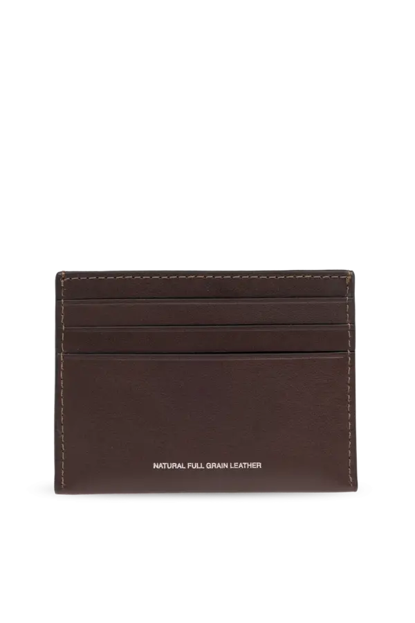 COACH Leather Card Case - Brown