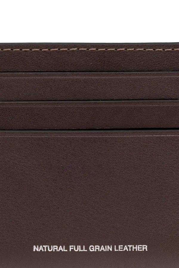 COACH Leather Card Case - Brown