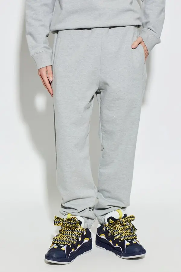 LANVIN Sweatpants With Logo - Grey