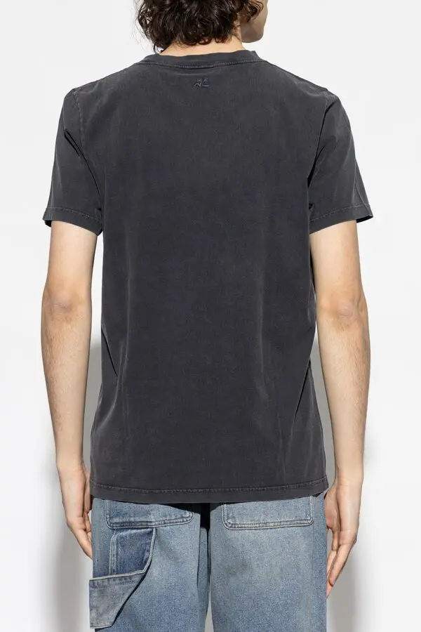 COURREGES T-shirt With Logo Patch
