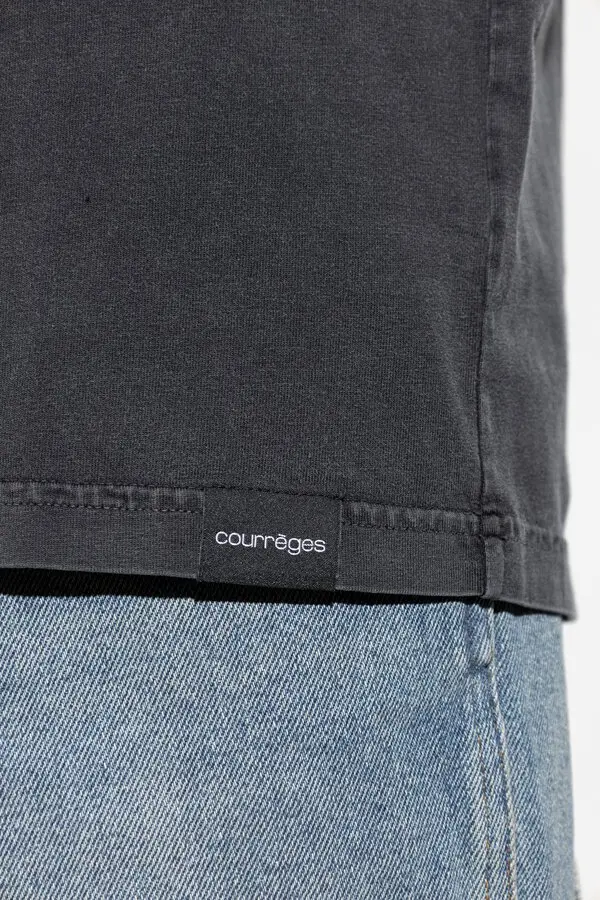 COURREGES T-shirt With Logo Patch