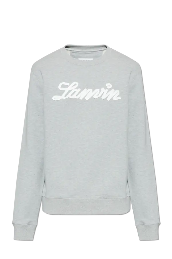 LANVIN Logo Sweatshirt - Grey