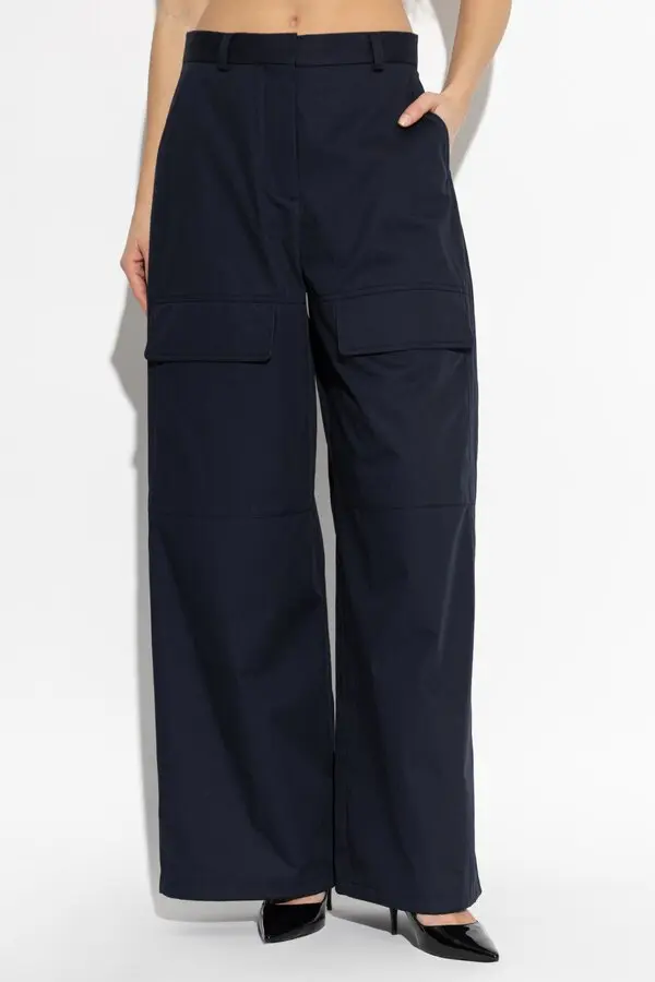 Stella McCartney Cargo Trousers - Navy Blue