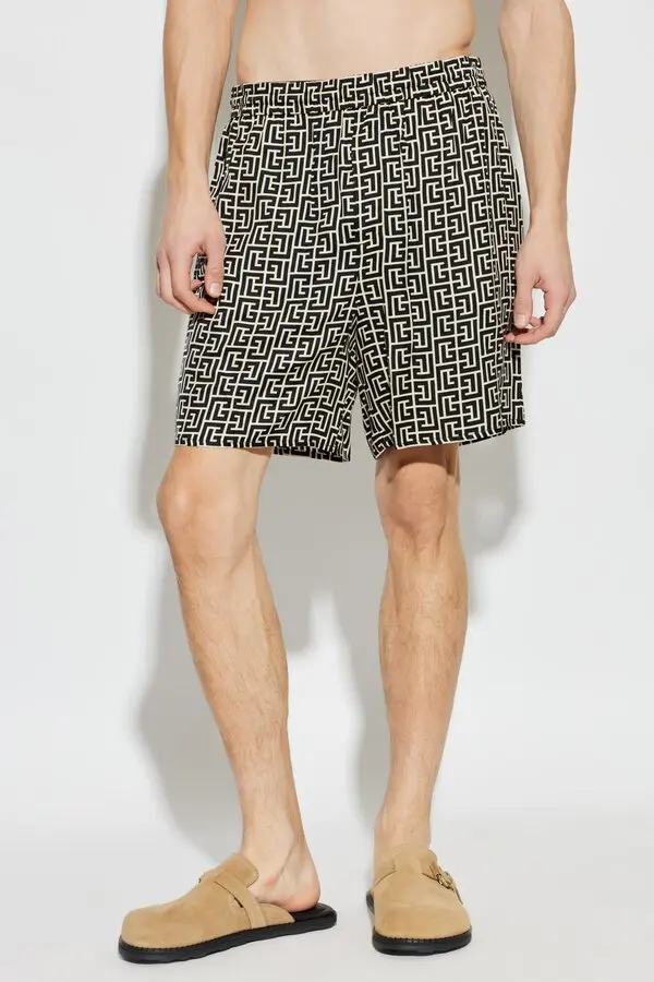 Balmain Monogram Shorts