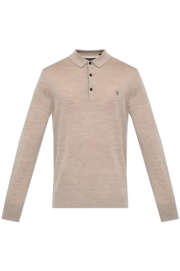 ALLSAINTS Wool Polo ‘mode - Beige