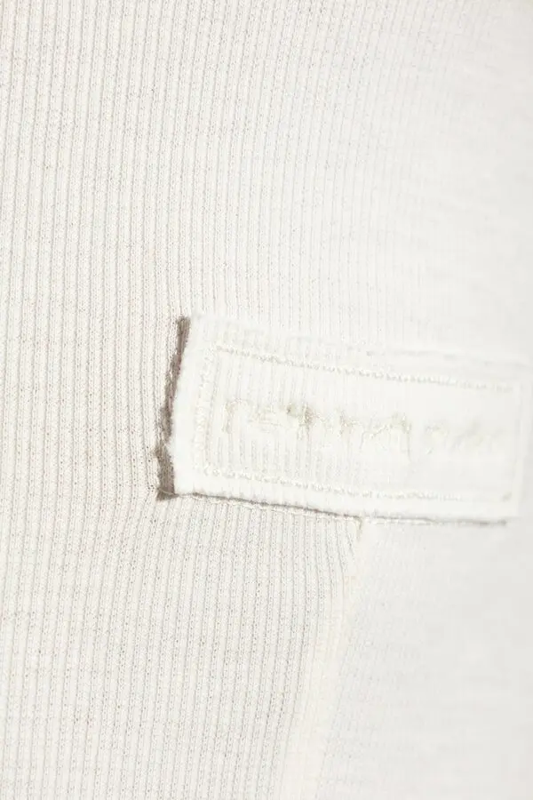 RETHINKIT STUDIOS Ribbed Sleeveless Top - Cream