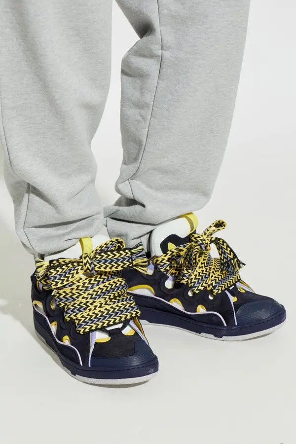 LANVIN Curb Low-top Sneakers - Black
