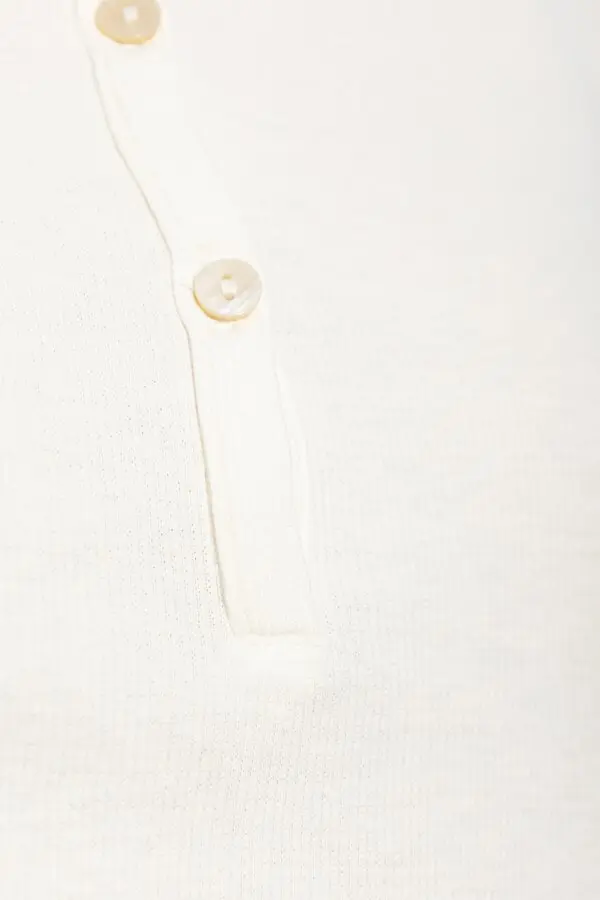 RETHINKIT STUDIOS Ribbed Long-sleeve Top