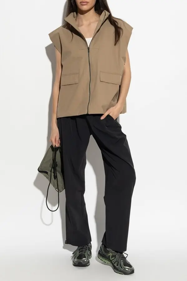 RETHINKIT STUDIOS Oversized Vest - Brown