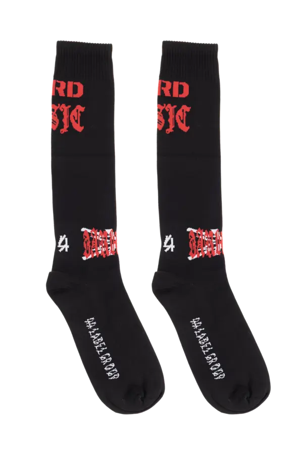 44 LABEL GROUP Logo Socks - Black