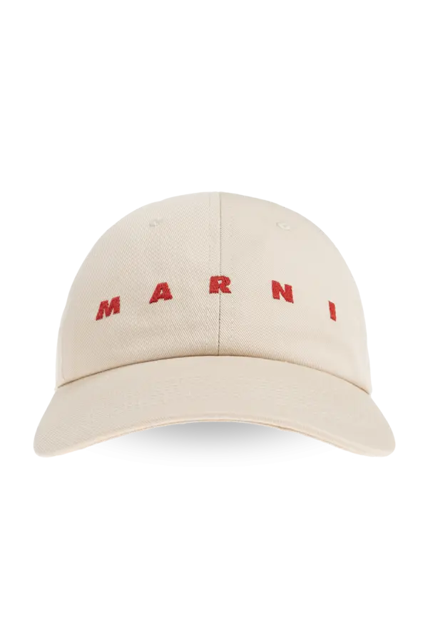 Marni Baseball Cap - Cream