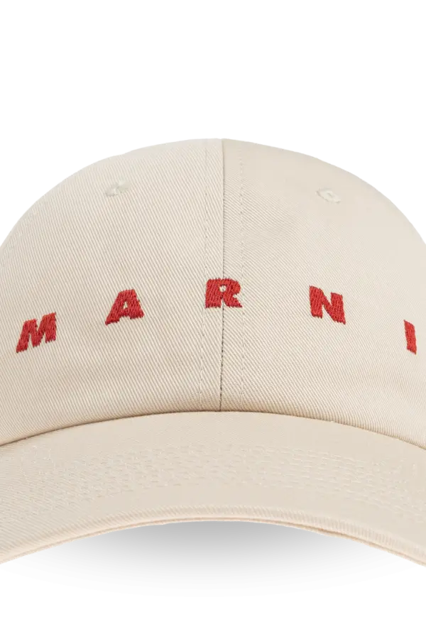 Marni Baseball Cap - Cream