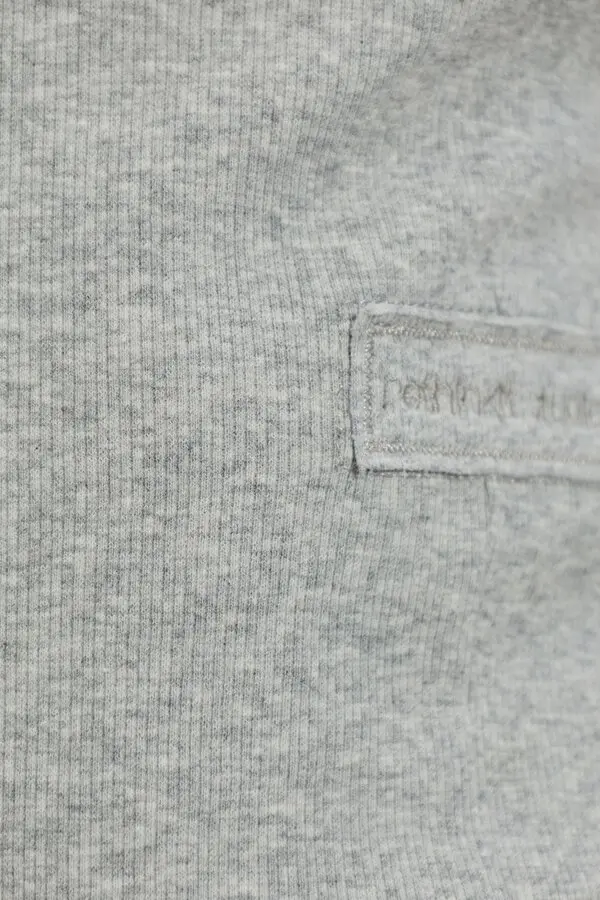 RETHINKIT STUDIOS Ribbed Sleeveless Top - Grey