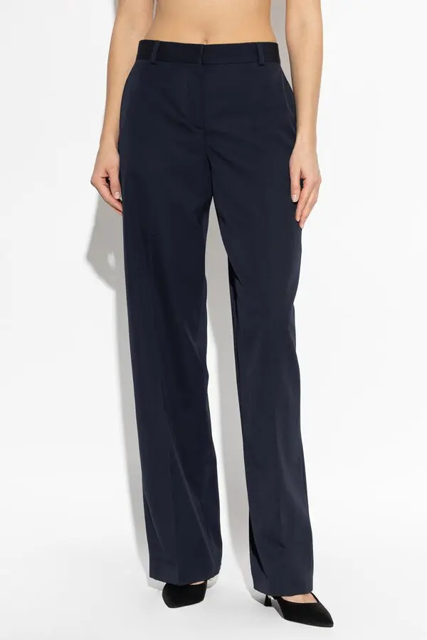 Stella McCartney Wool Trousers - Navy Blue