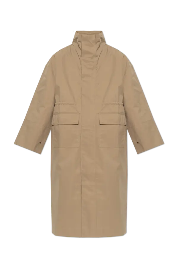 RETHINKIT STUDIOS Oversized Stand-collar Coat - Beige