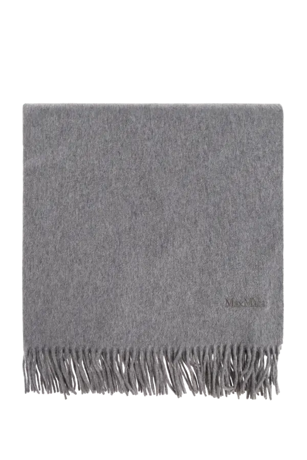 Max Mara Cashmere Scarf ‘baci - Grey