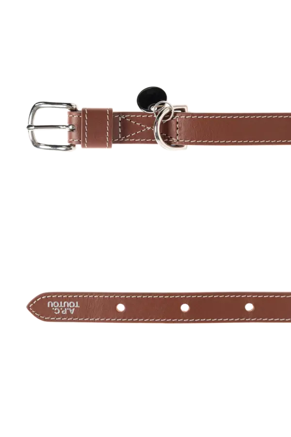 A.p.c. Leather Dog Collar - Brown