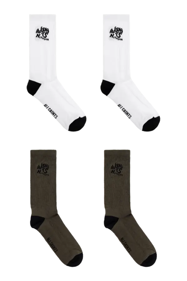 ALLSAINTS Orlando' Socks Two-pack