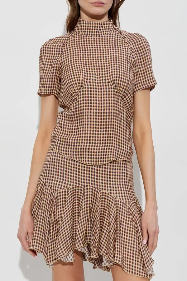 KNWLS Tess Top - Brown